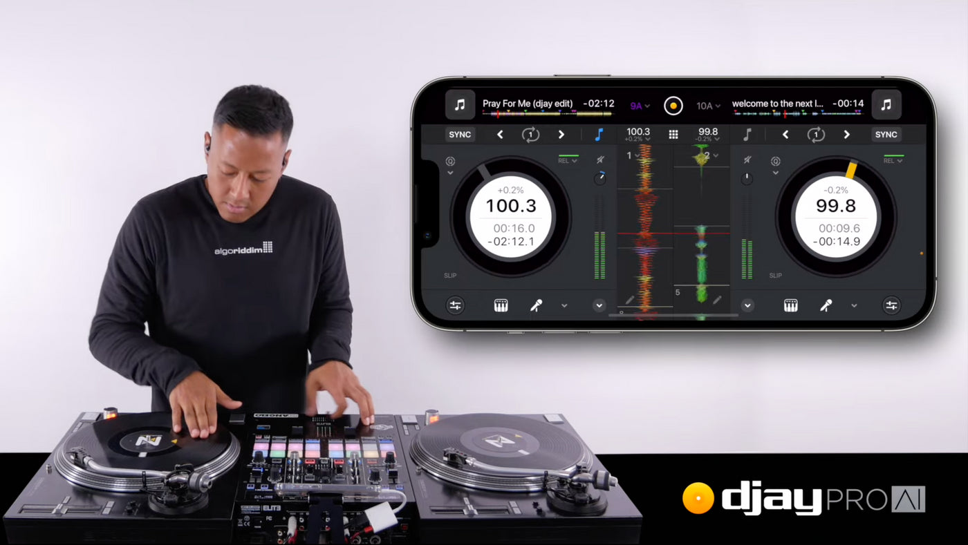 DJing on iPhone with DVS djay Pro AI x DJ ANGELO (World DMC Champion ...